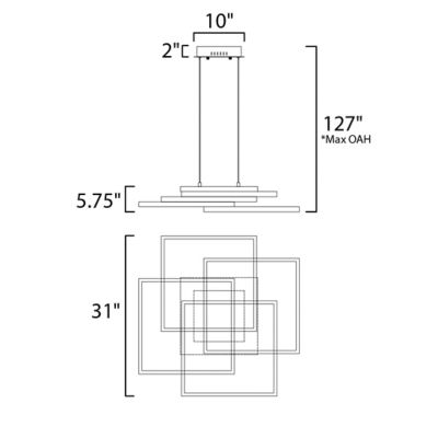 Traverse LED Pendant by ET2 Lighting at Lumens.com