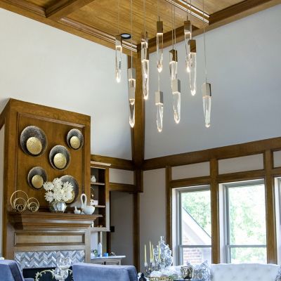 Quartz LED Multi-Light Pendant by ET2 Lighting at Lumens.com