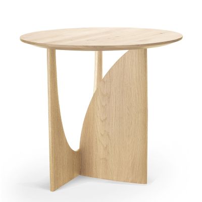 Oak Geometric Side Table by Ethnicraft at Lumens.com