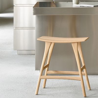 Oak Osso Stool by Ethnicraft at Lumens.com