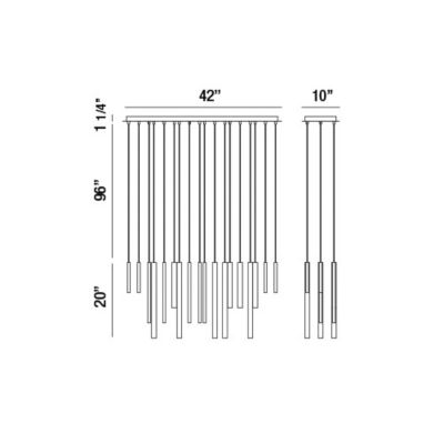 Sicily LED Linear Suspension Light by Huxe at Lumens.com