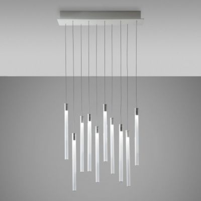 Tooby Rectangular LED Multi-Light Pendant by Fabbian at Lumens.com