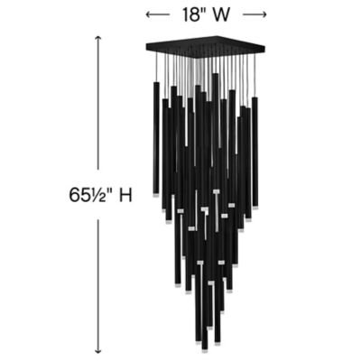 Harmony LED Large Multi Light Pendant by Fredrick Ramond at Lumens.com