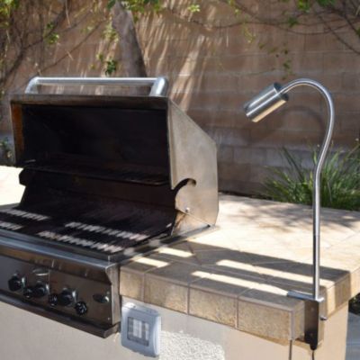Threaded Cylinder LED BBQ Light with Clamp Base by Focus Industries at ...