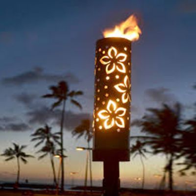 Plasma Cut Natural Gas or Propane Tiki Torch by Focus Industries at ...