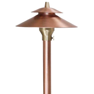 Adjustable Hub Copper China Hat Area Light by Focus Industries at ...