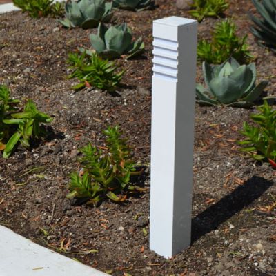 Aluminum LED Square Bollard Path Light by Focus Industries at Lumens.com