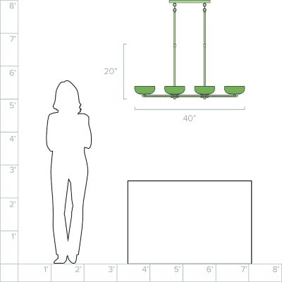 Scale LED Linear Suspension by George Kovacs at Lumens.com