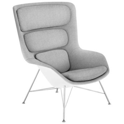 Striad High Back Lounge Chair with Wire Base by Herman Miller at Lumens.com