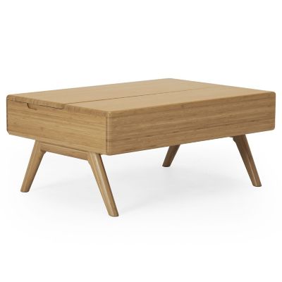 Beige Rectangular Modern Coffee Tables | Glass & Wood Coffee Tables at ...