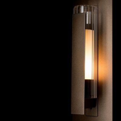 Vertical Bar Fluted Outdoor Wall Sconce by Hubbardton Forge at Lumens.com
