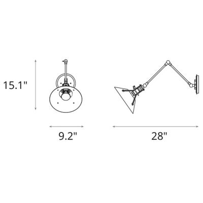 Henry Wall Sconce by Hubbardton Forge at Lumens.com