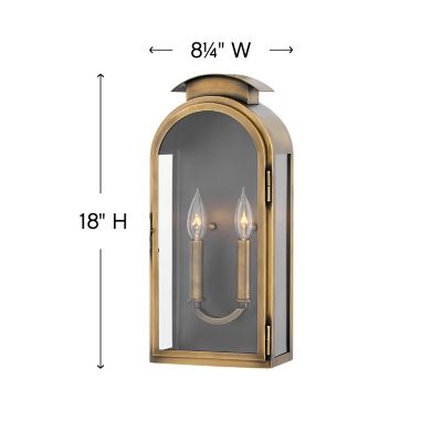 Rowley Outdoor Wall Sconce by Hinkley at Lumens.com