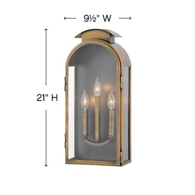 Rowley Outdoor Wall Sconce by Hinkley at Lumens.com