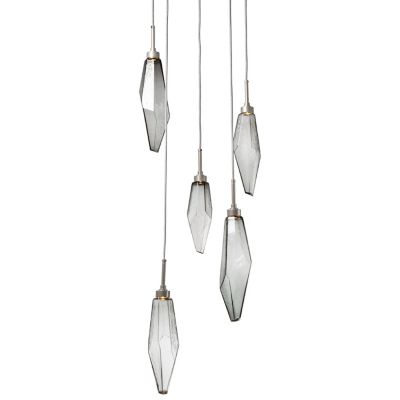 Rock Crystal Round Multi Light LED Pendant by Hammerton Studio at ...