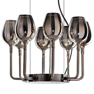 Rosé Abstract Chandelier by Italamp at Lumens.com