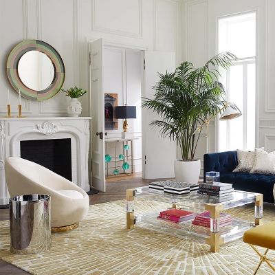 Ether Swivel Chair by Jonathan Adler at Lumens.com