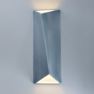 Ambiance Diagonal Rectangle Open Top and Bottom LED Wall Sconce by ...