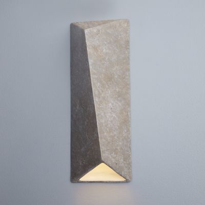 Ambiance Diagonal Rectangle Closed Top Outdoor LED Wall Sconce by ...