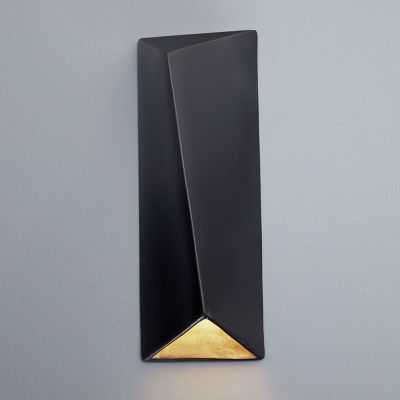 Ambiance Diagonal Rectangle Closed Top Outdoor LED Wall Sconce by ...