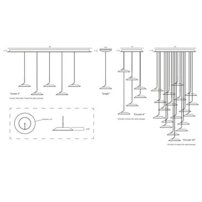 Royyo Multi Light Pendant by Koncept at Lumens.com