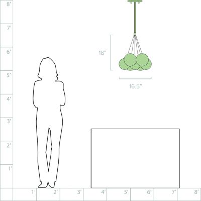 Bolla LED Cluster Pendant by Kuzco Lighting at Lumens.com