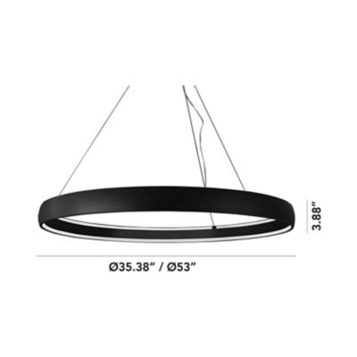 Halo LED Circular Pendant by Kuzco Lighting at Lumens.com