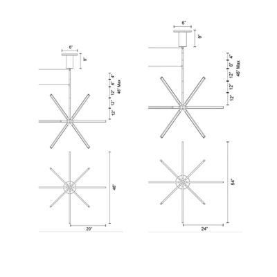 Sirius LED Chandelier by Kuzco Lighting at Lumens.com