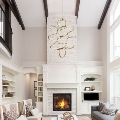 Synergy LED Foyer Chandelier by Kuzco Lighting at Lumens.com