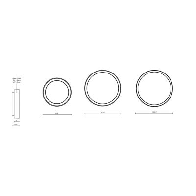 Bailey Outdoor LED Flushmount by Kuzco Lighting at Lumens.com