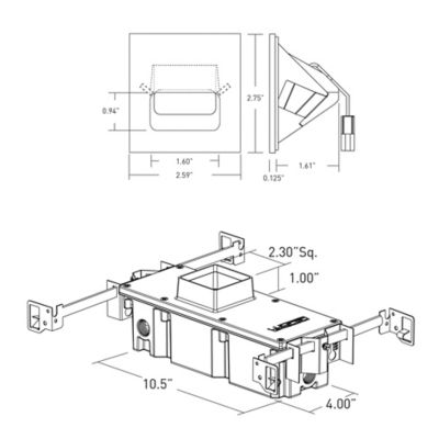 Stealth LED Step Light by Lucifer Lighting at Lumens.com