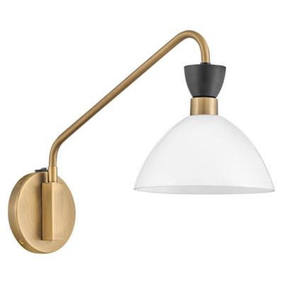 Simon Plug-In Swingarm Wall Sconce by Lark at Lumens.com