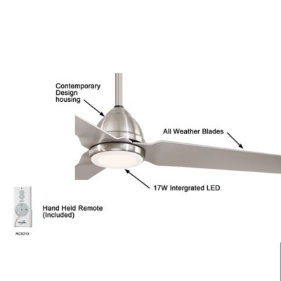 Java Outdoor LED Ceiling Fan by Minka Aire Fans at Lumens.com