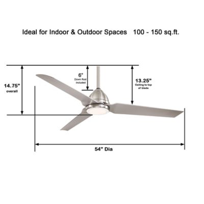 Java Outdoor LED Ceiling Fan by Minka Aire Fans at Lumens.com