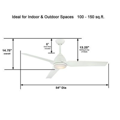 Java Outdoor LED Ceiling Fan by Minka Aire Fans at Lumens.com
