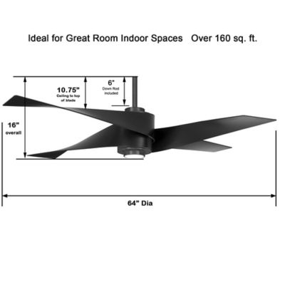 Artemis IV LED Ceiling Fan by Minka Aire Fans at Lumens.com