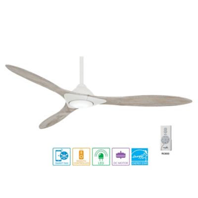 Sleek LED Smart Ceiling Fan by Minka Aire Fans at Lumens.com