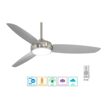 Concept IV 54-Inch LED Smart Ceiling Fan by Minka Aire Fans at Lumens.com