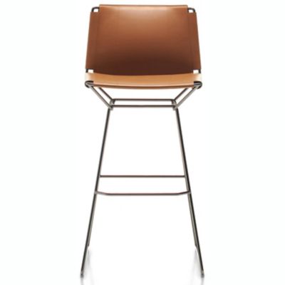 MDF Italia Neil Textile Counter Bar Stool Color Black F056523 9012