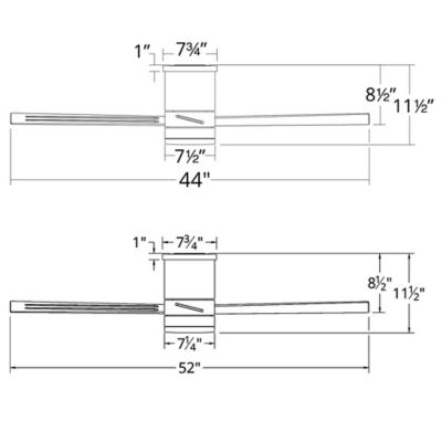 Axis LED Flushmount Smart Fan by Modern Forms at Lumens.com