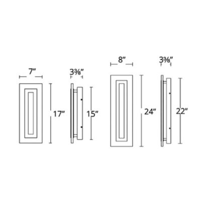 Shadow LED Wall Light by Modern Forms at Lumens.com