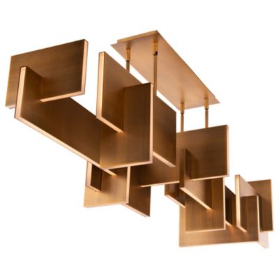Brass Modern Linear Light Fixtures & Suspension Lighting