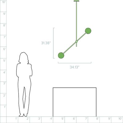 Vitale Linear Pendant Light by Huxe at Lumens.com