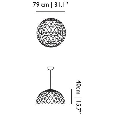 Raimond II Dome LED Pendant by Moooi at Lumens.com