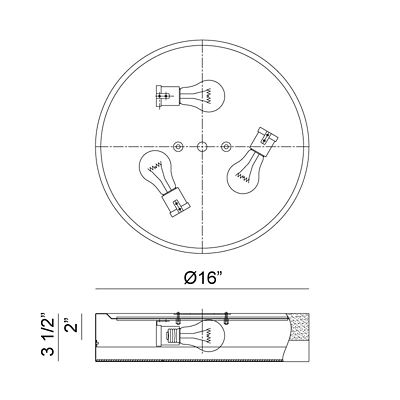 Trydor Flushmount by Matteo Lighting at Lumens.com