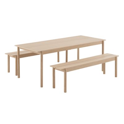 Linear Wood Bench by Muuto at Lumens.com