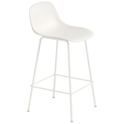 Fiber Stool Tube Base with Backrest by Muuto at Lumens.com