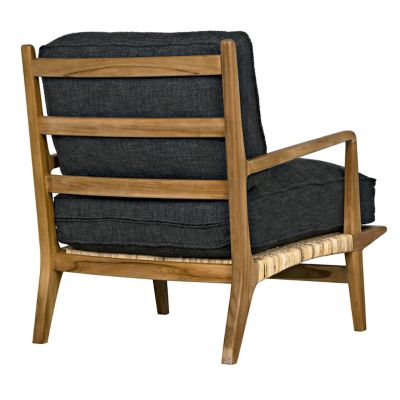 Noir allister chair store