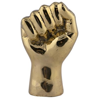 The Solidarity Fist Sculpture by Noir at Lumens.com