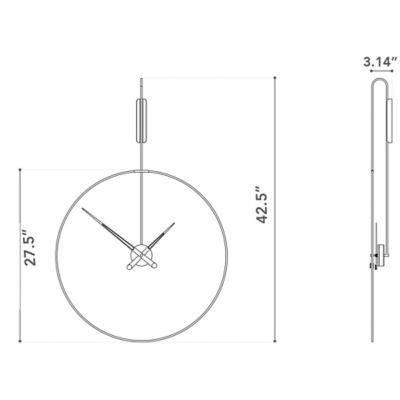 Daro Wall Clock by Nomon at Lumens.com